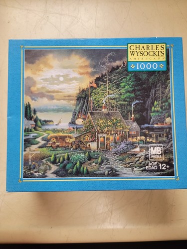 Charles Wysocki "Moonlight And Roses In Olde Maine" 1000 Pieces Jigsaw ...