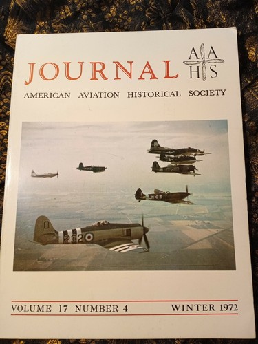 AAHS Journal American Aviation Historical Society Spring 1972 Vol 24. N ...