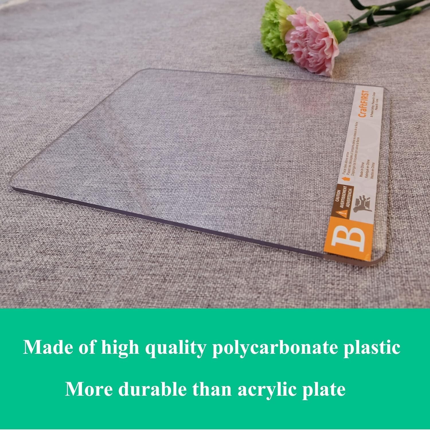 CraftFIRST Plate B for Cuttlebug Die Cutting Machine 5.87X7.75 2 Plates ...