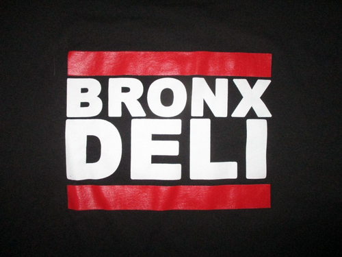 BRONX DELI T SHIRT Pontiac Michigan Run Restaurant DMC Style Logo Adult ...