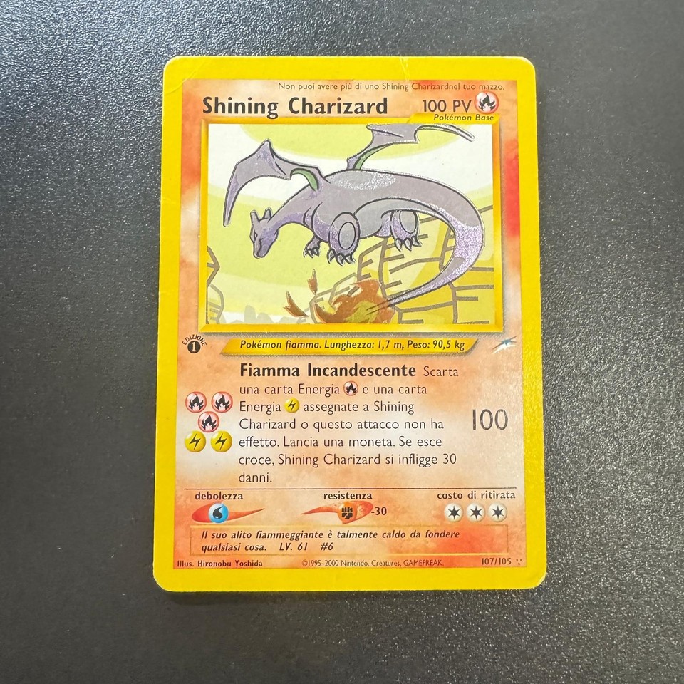 Pokémon Shining Charizard Neo Destiny 1St First Edition Ita 107/105 Ita ...