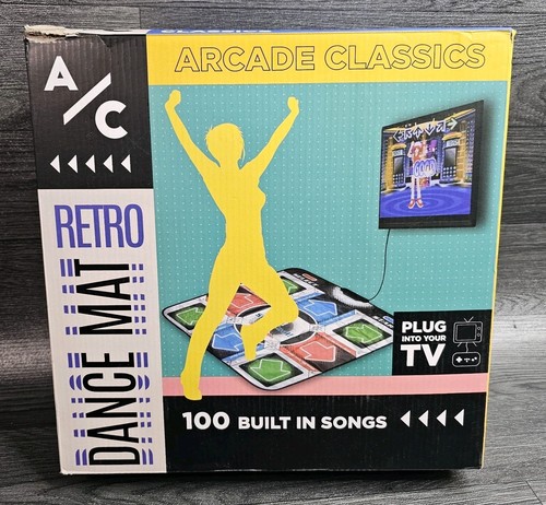 Orb Plug And Play Retro Gaming Dance Mat With In-built Songs - Plug And ...