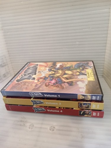 X-Men Vol 1, Vol 3, Vol 4 — Marvel DVD Comic Book Collection VG FREE ...