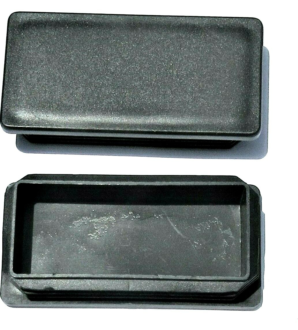 2" x 4” Rectangle Tube Plugs 8-12 GA Rectangular Tube Cap Tubing Plugs ...