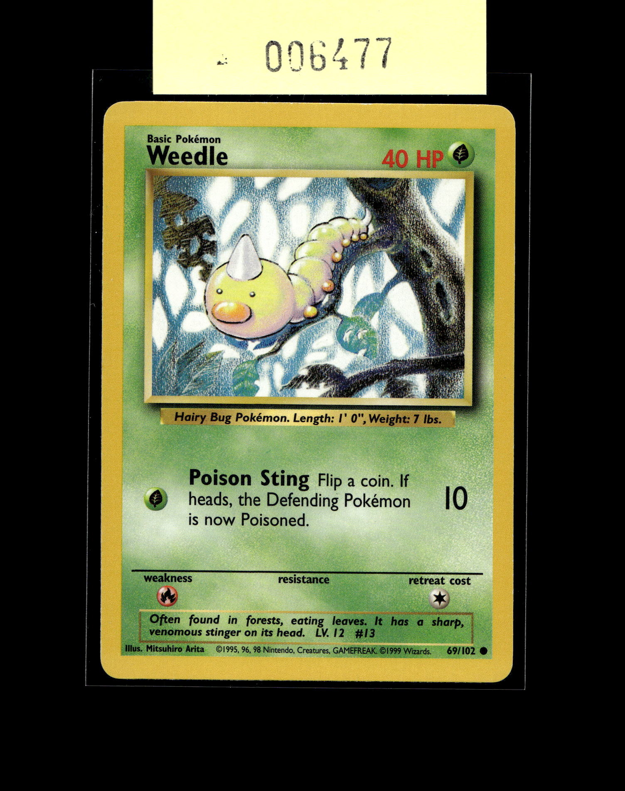 Base Set #069/102 Weedle | eBay