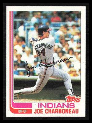 Joe Charboneau 1982 Topps #630 Cleveland Indians | eBay