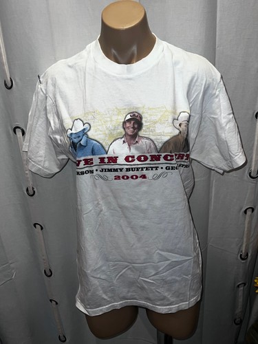 Jimmy Buffett Alan Jackson George Strait Texas Stadium 2004 Tour Shirt ...