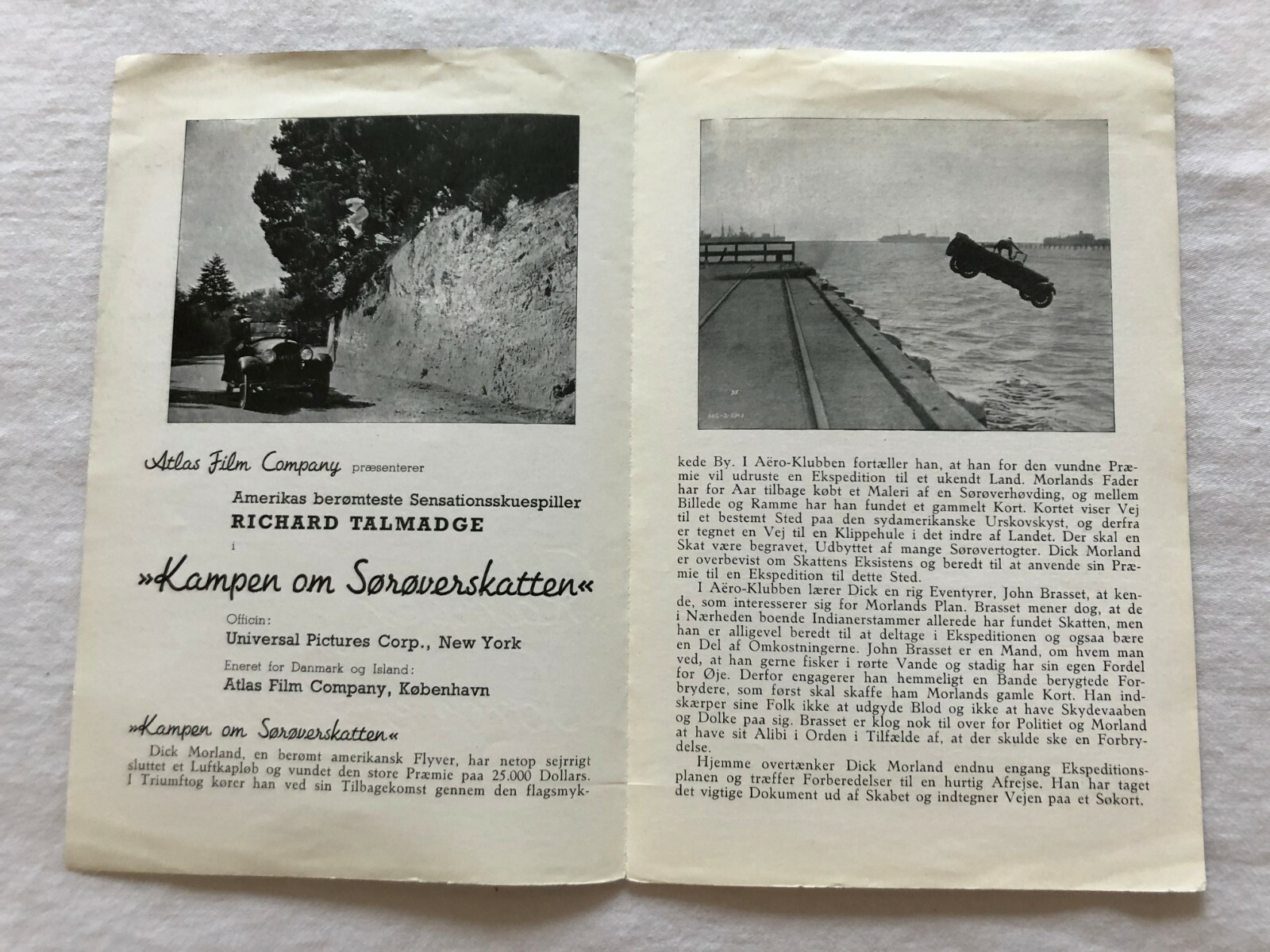 Pirate Treasure Richard Talmadge Lucille Lund Vintage 1934 Danish Movie ...