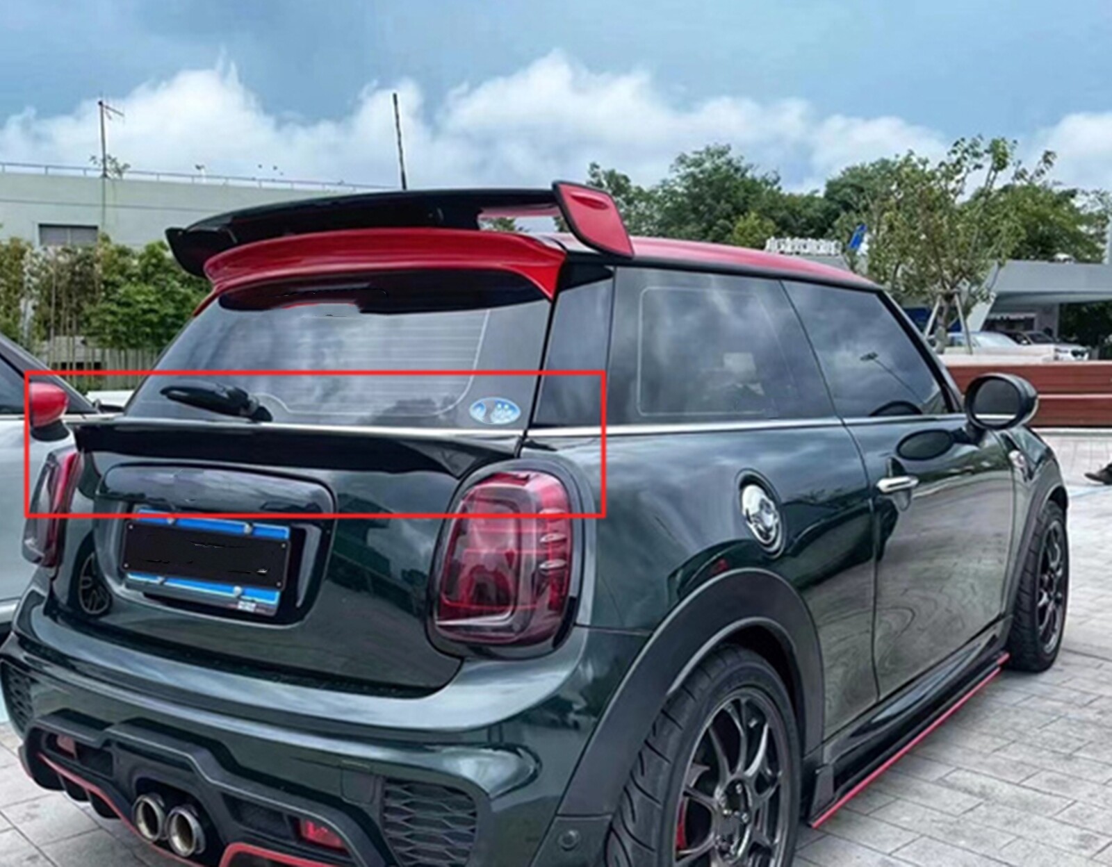 Real Carbon Fiber Rear Trunk Spoiler Wing Lip For 2013-2018 Mini Cooper ...
