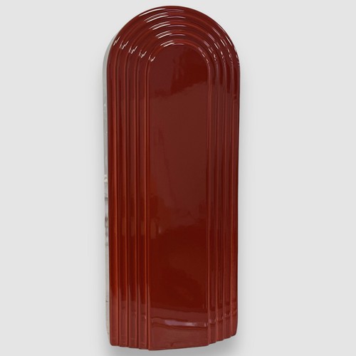 $290 GREG NATALE Red Avalon Ceramic Table/Floor Square Vase | eBay
