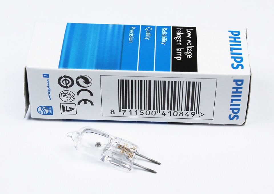 PHILIPS PROJECTION LAMP TYPE 5761 6V30W G4 Shadowless Bulb Microscope ...