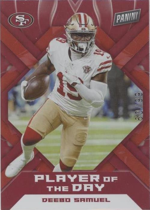 2022 Panini Player of the Day - Deebo Samuel #33 Red /99 for sale ...