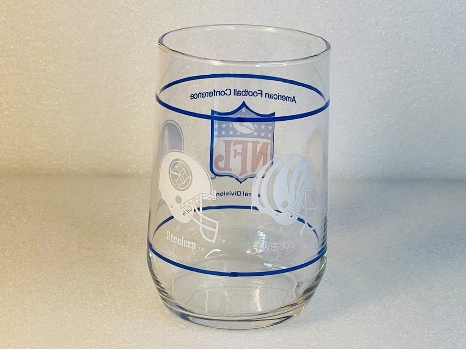 NFL Vintage 1984 Central Divisions 16oz Glass Collectible. 1 | eBay