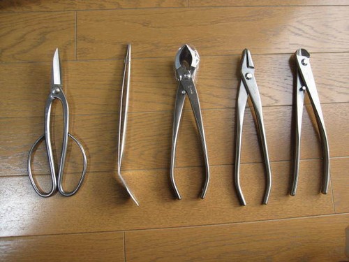 High-Quality Stainless Steel Bonsai Tools 5-Piece Set Made in Japan | eBay