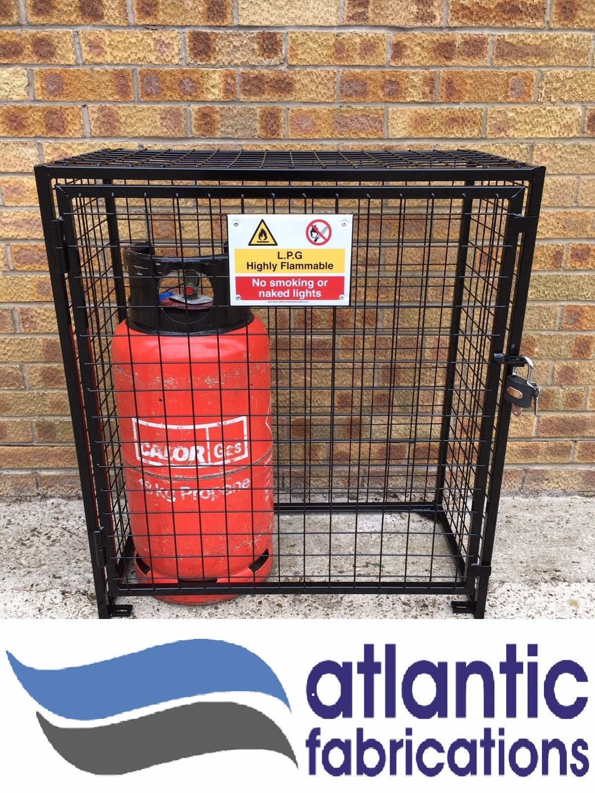 2 x Propane 19kg Gas cage -Bottle cylinder storage 870h x 750w x 380d ...