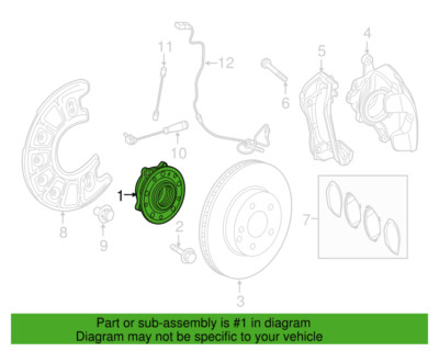 Mercedes Benz S500 S580 21-23 Wheel Bearing And Hub Assembly 2053340300 ...
