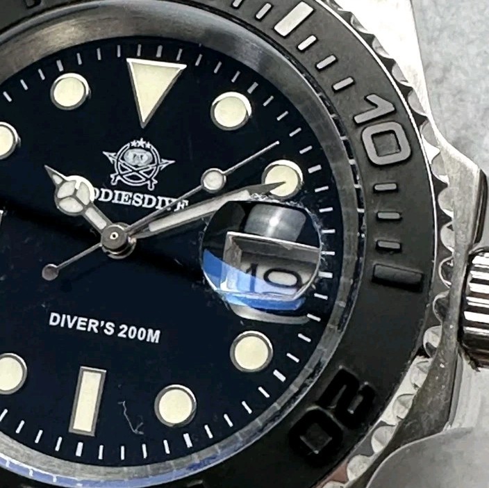 Addiesdive Quartz Diver 200M Watch Stainless Steel. 6.75" With Extra ...
