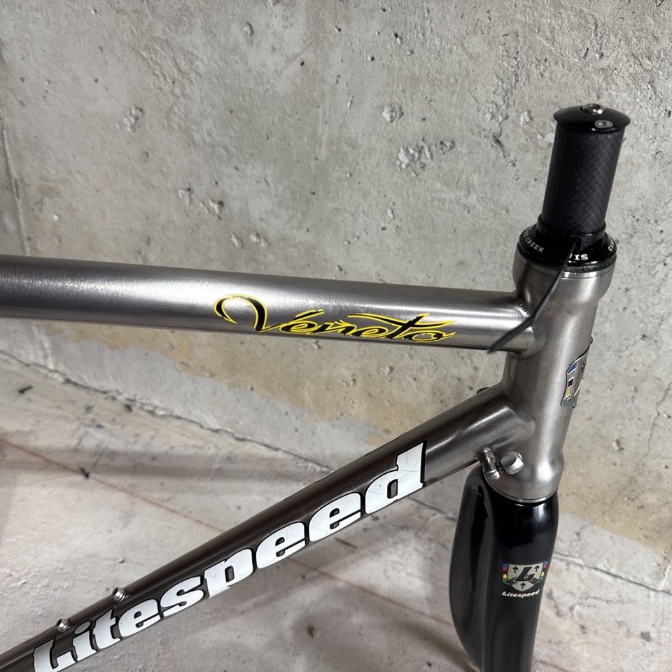 52cm Litespeed Veneto Compact Titanium Road Frame & Factory Carbon ...