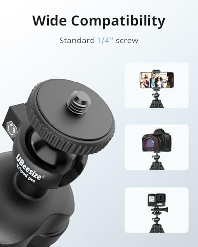 Flexible Mini Phone Tripod, Portable and Adjustable Camera Stand Holder ...