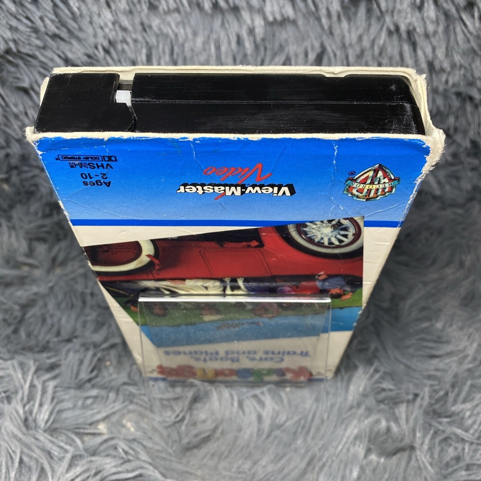 Kidsongs View-Master Video VHS Tape 1986 Music Cars Boats Trains and ...