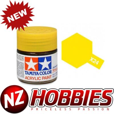 TAMIYA TAM81524 Acrylic Mini X24, Clear Yellow | eBay
