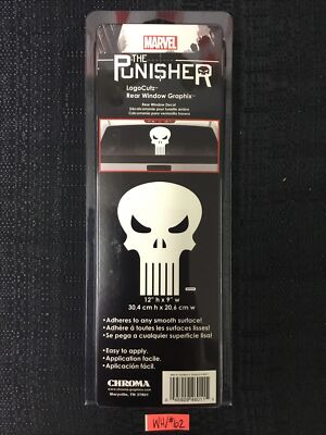 Marvel Chroma Punisher Rear Window Logo Graphix | eBay