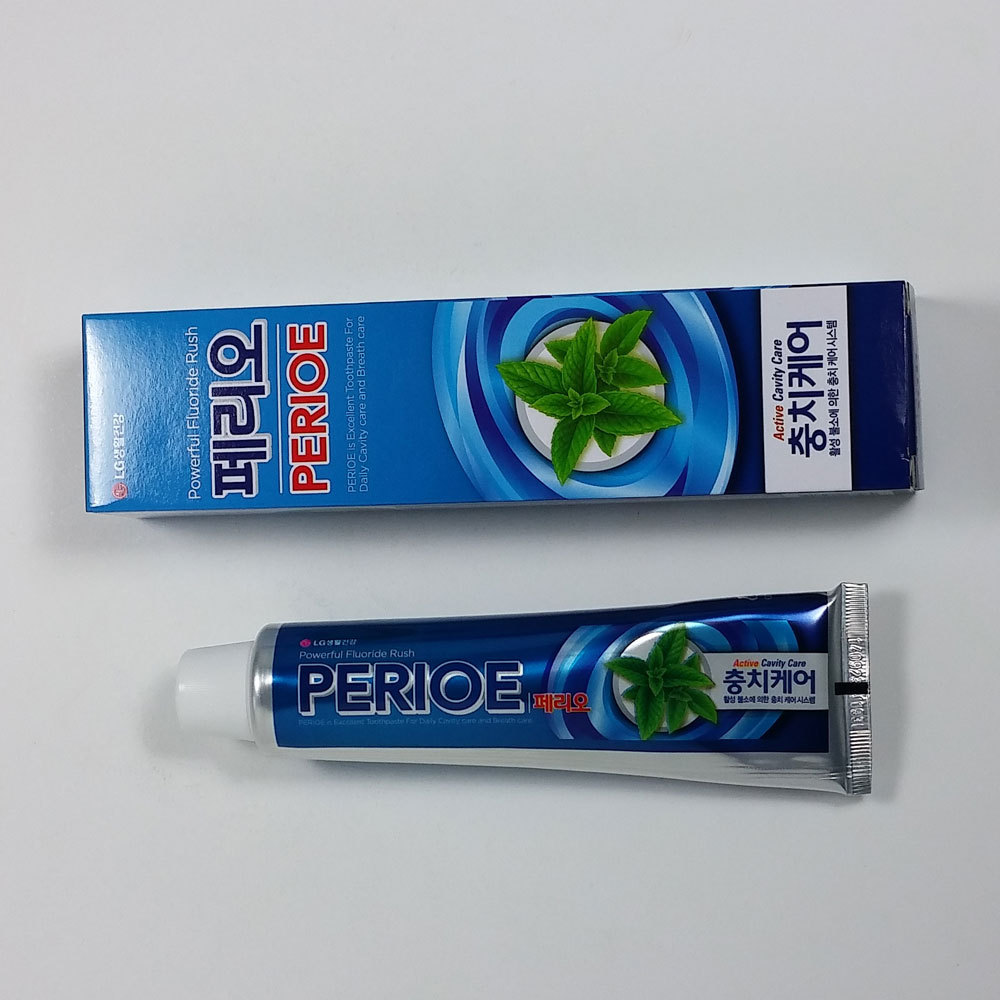 3ea KOREA LG PERIOE Breath Cool toothpaste Active Cavity Care with ...