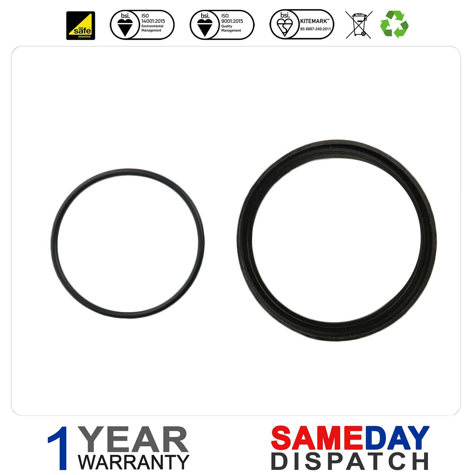 WORCESTER GREENSTAR 34 35 37 38 40 42 CDI FAN SEAL KIT 87290001830 ...