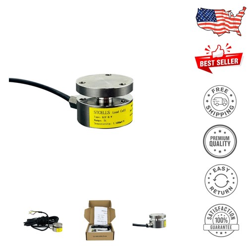 Compact 58mm Alloy Steel Load Cell - 200KG Impact Force Measurement ...