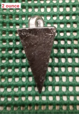 25 (twenty-five) 2 OZ PYRAMID SINKERS LEAD FISHING WEIGHTS FREE ...