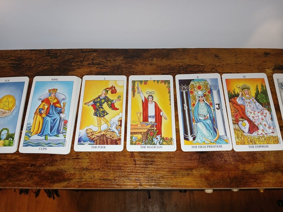 Radiant Rider-Waite Tarot Cards 78 Card Set & Instructions 2003 Pamela ...