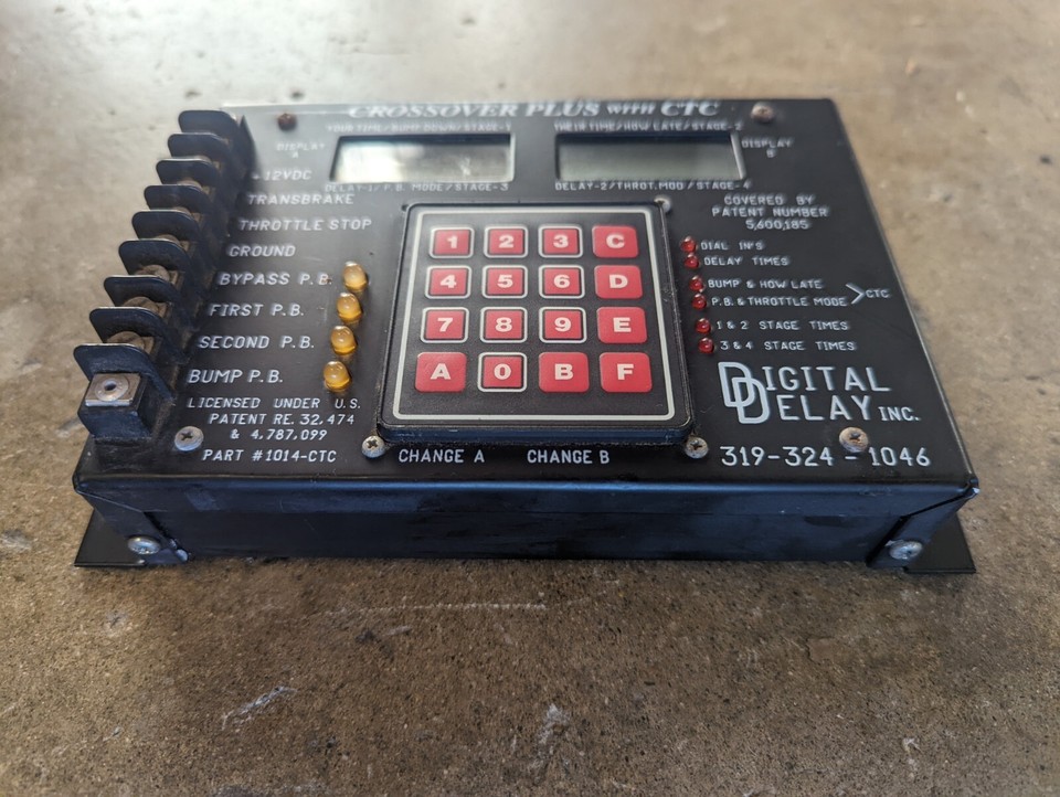 Dragster Digital Delay Crossover Plus Delay Box Bracket Racing NHRA ...