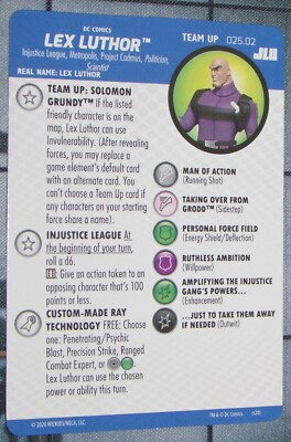 TEAM UP LEX LUTHOR 025.02 SOLOMON GRUNDY Justice League Unlimited ...