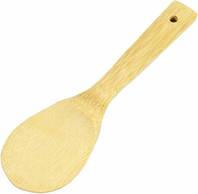 Chef Craft 9-Inch Bamboo Rice Paddle Serving Spatula Spoon | eBay