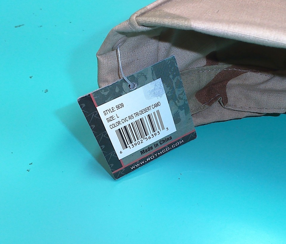 Rothco 5839 Tri Color Desert DCU 3 Color Camo 8 Point Utility Cover Hat ...