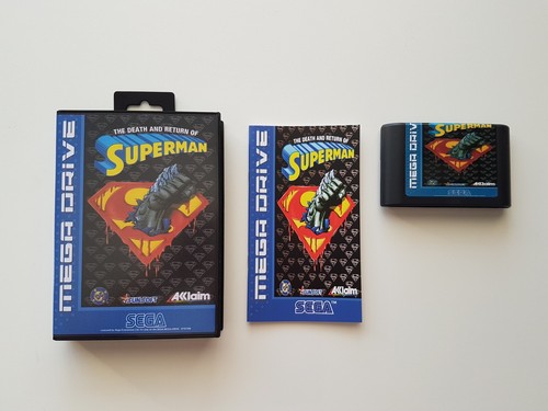 SEGA Megadrive The Death and Return of Superman PAL (Read Description ...