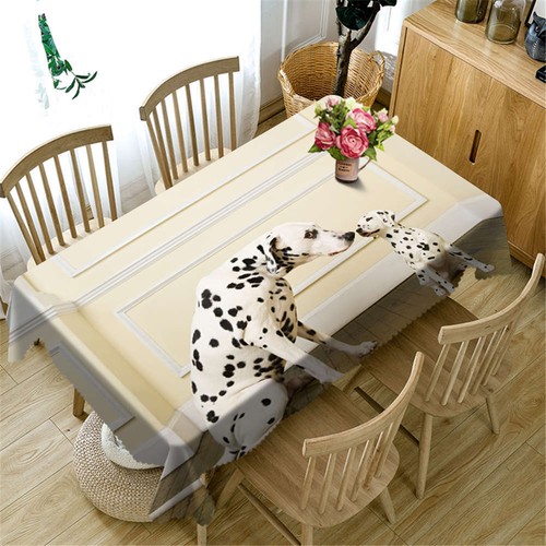 Spotty Dog 3D Tablecloth Table cover Cloth Rectangle Wedding Party ...