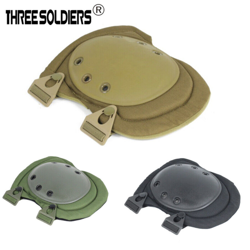 4PCS Knee Elbow Protective Pad Skate Gear Protector Tactical Airsoft ...