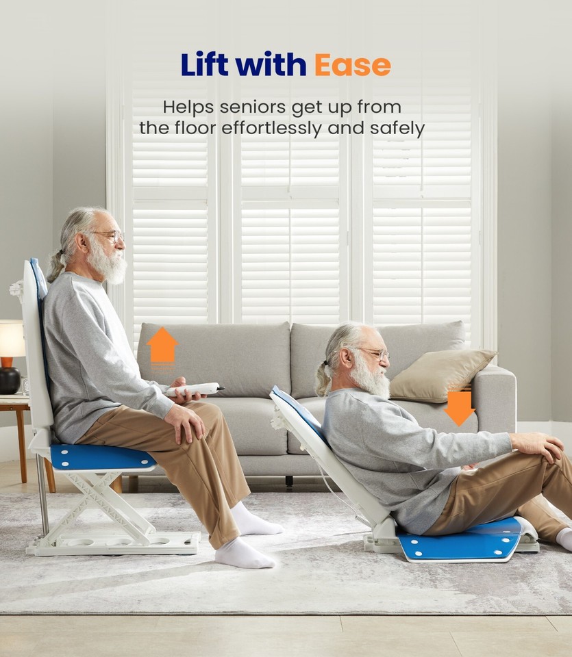 Electric Chair Lift with 2 Types Suction Cups, Fall Assist Devices Lift ...