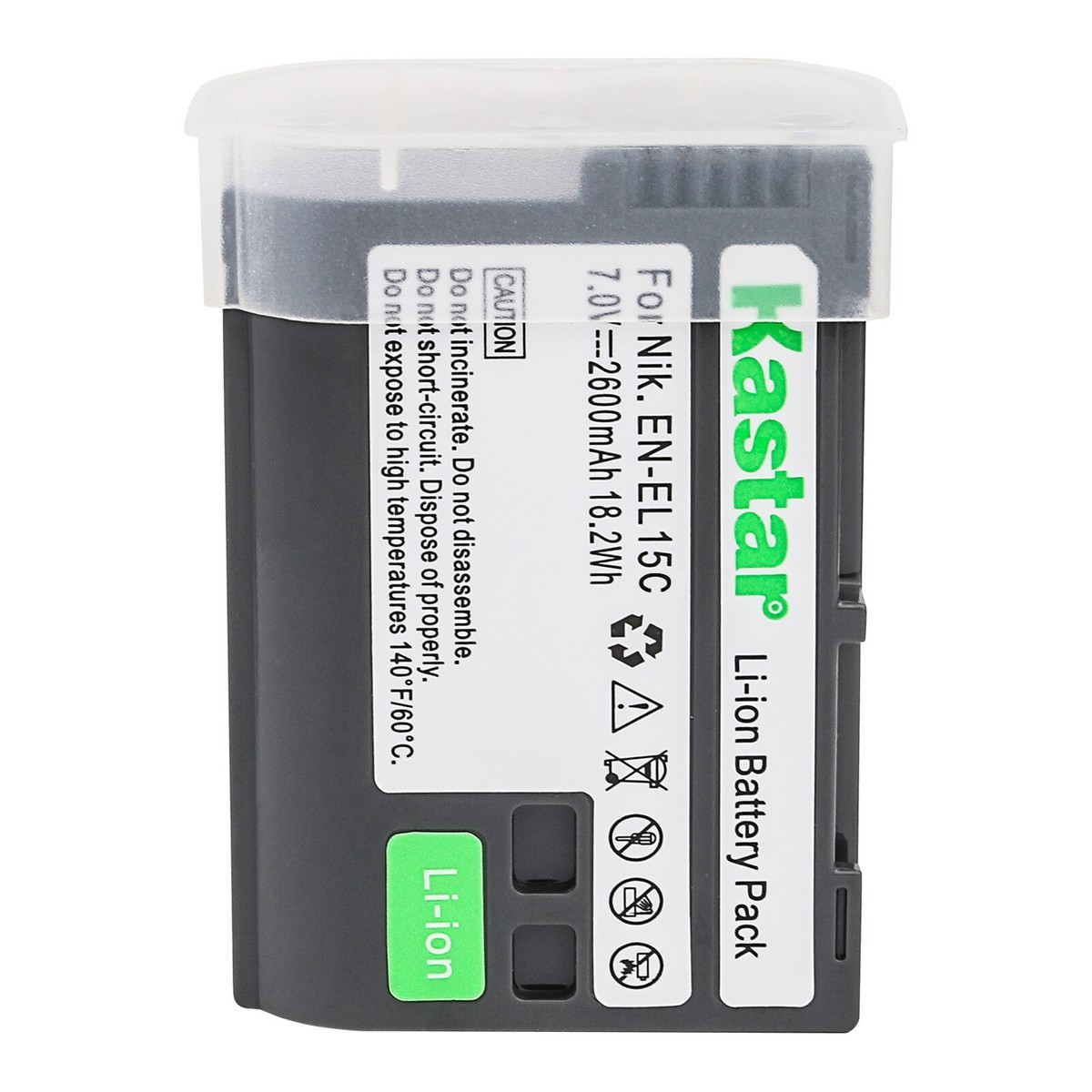 Nikon En El18c Kastar EN-EL15c Rechargeable Battery For Nikon Z 5, Z5 ...