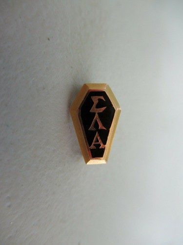 USA FRATERNITY PIN SIGMA LAMBDA ALPHA. MADE IN GOLD 10K. MARKED. 934 | eBay