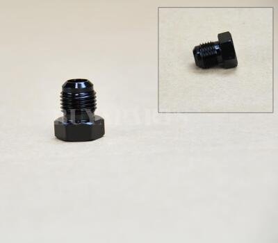 2 pieces Black AN6 6 an 6AN -6an Male End Plug Fitting Straight Adapter ...