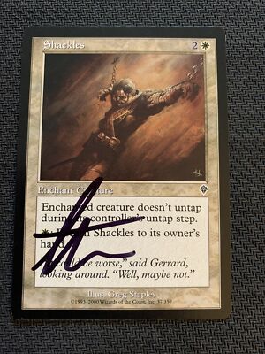 MTG Magic Shackles Signed Artist Proof x1 Invasion Greg Staples | eBay