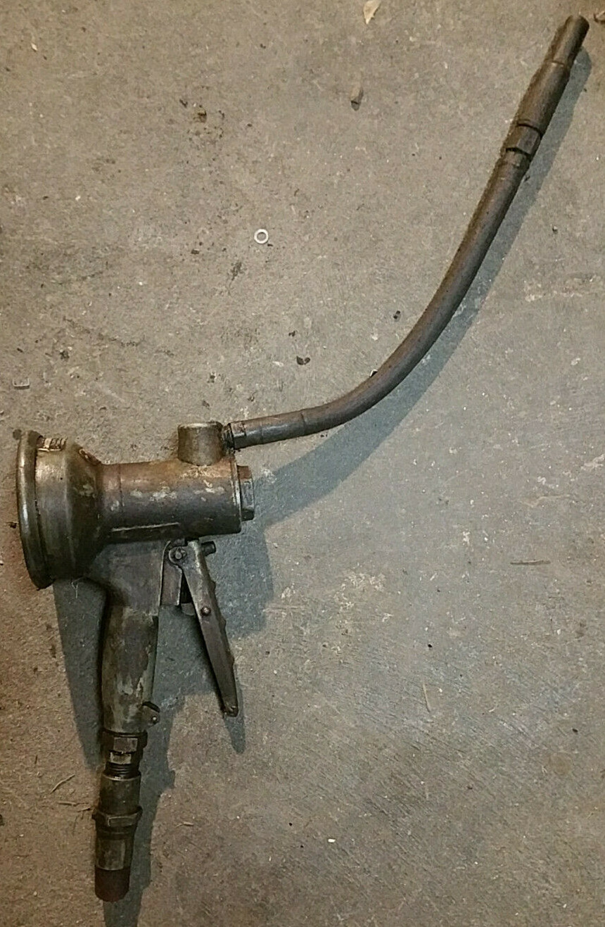 Alemite 3688 Oil & Grease Lube Meter dispenser gun vintage dealership ...