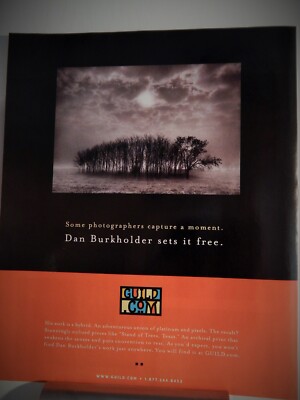DAN BURKHOLDER ART PIECE VTG ORIG 2001 ADVERTISEMENT | eBay UK