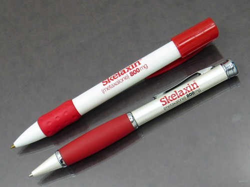 Skelaxin PENS Drug Rep Pharmaceutical Promo Advertising Plastic & Metal ...