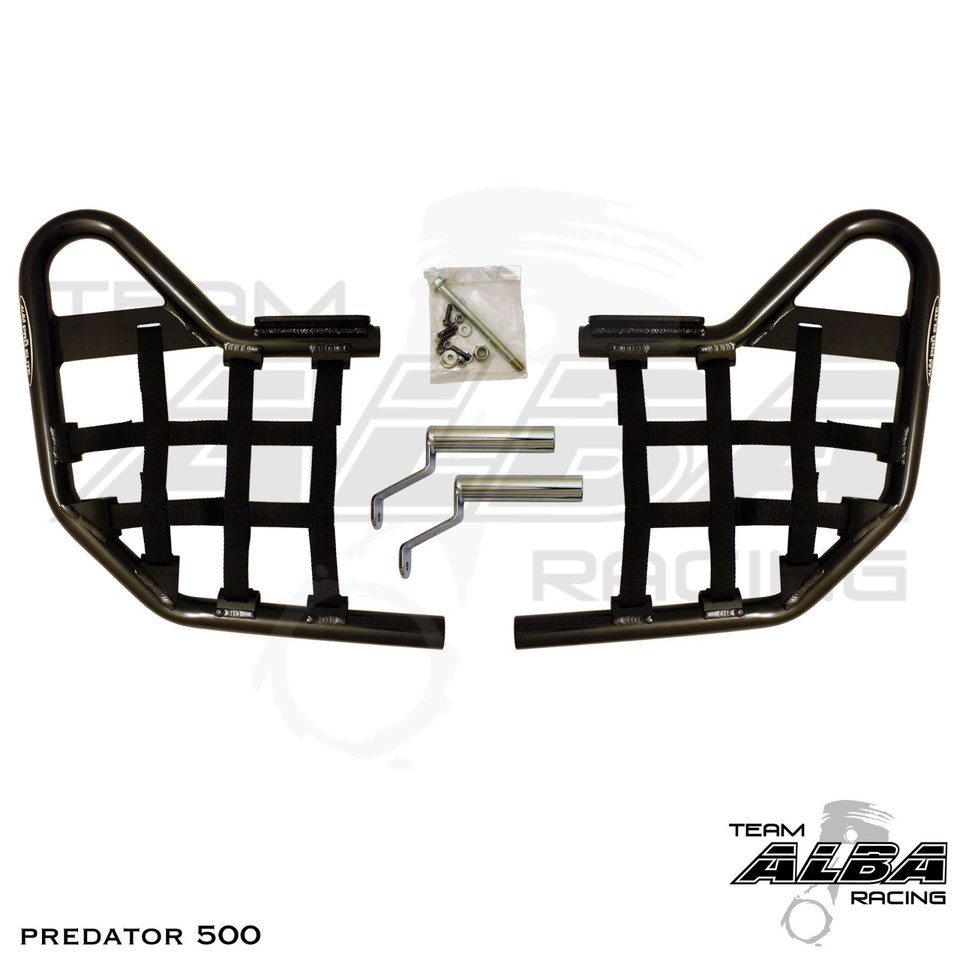 Nerf Bar Nets Predator 500 Fits Alba Tusk Nerf Bars Black B | eBay