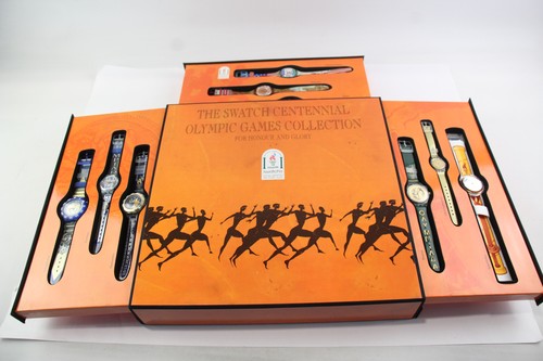 Swatch Atlanta Olympic 9 Watches Set x 2 & Swatch Catalogue | eBay