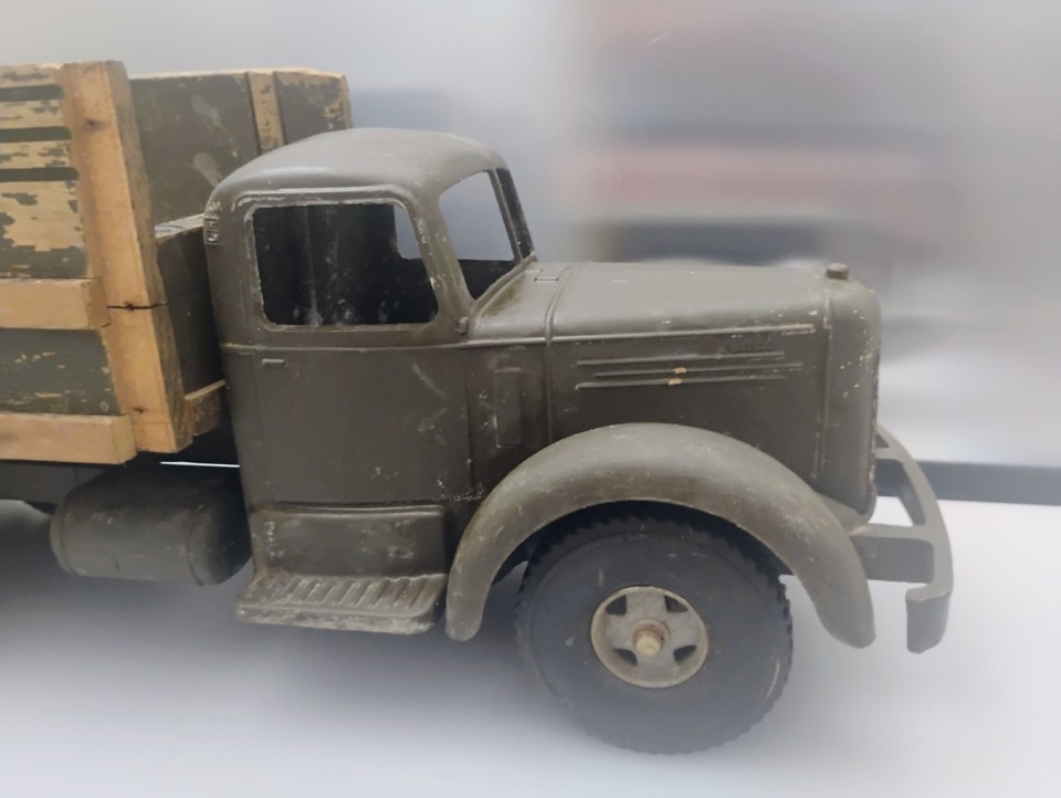 Vintage Rare Smith Miller Smitty Toys Green ARMY Truck | eBay