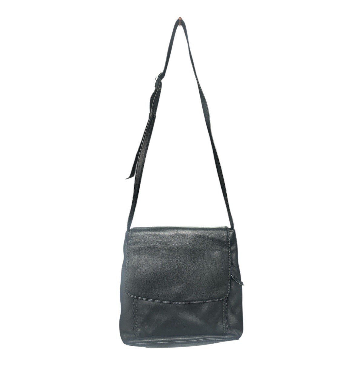 Vintage Derek Alexander Dal Black Genuine Leather Crossbody Organizer ...